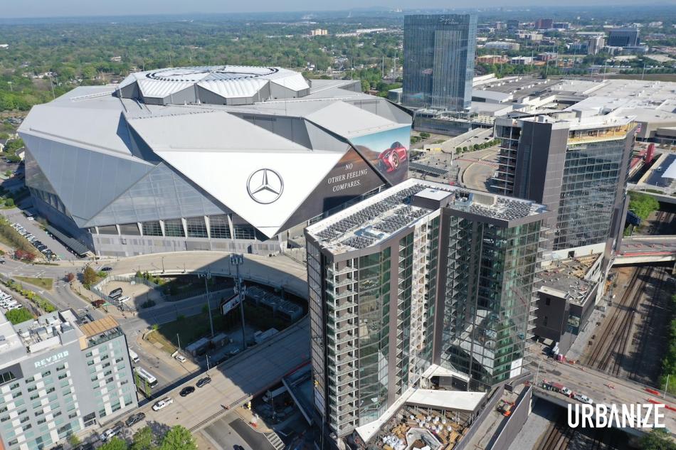 Photos: Where Centennial Yards stands, 420 days before World Cup begins | Urbanize Atlanta